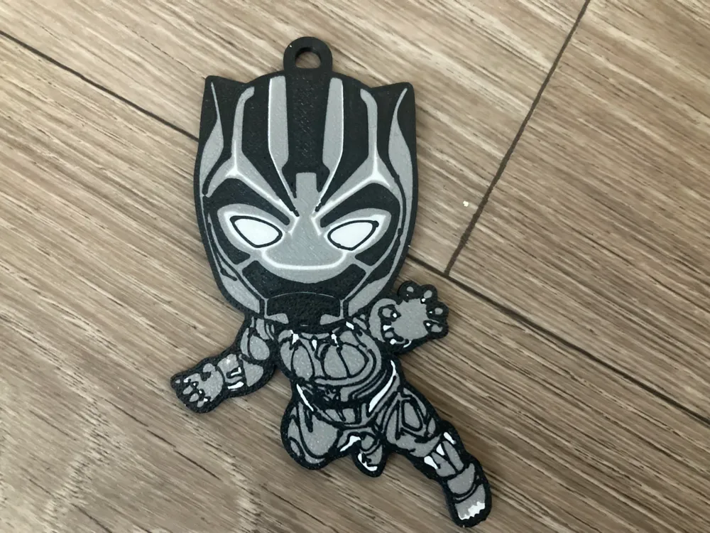 Black Panther keychain by jakubhroch - MakerWorld
