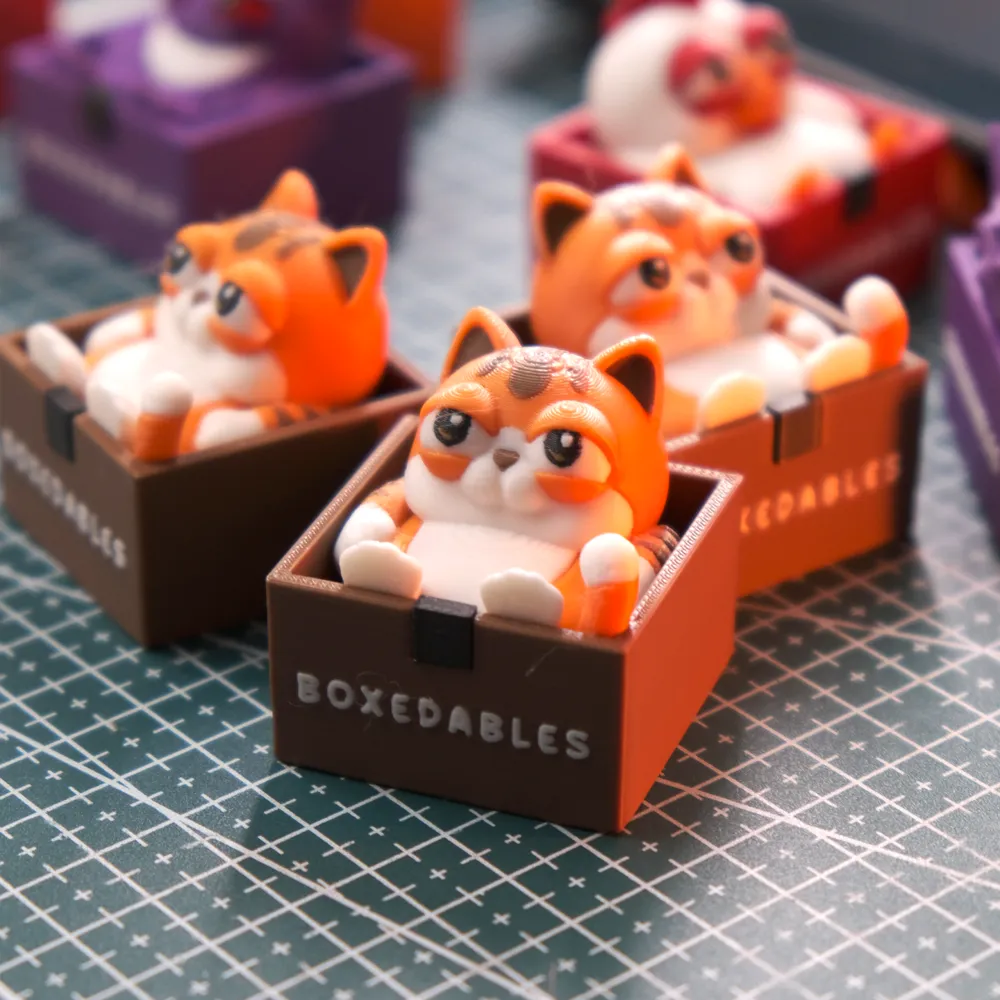 Cat - Boxedables - Free 3D Print Model - MakerWorld