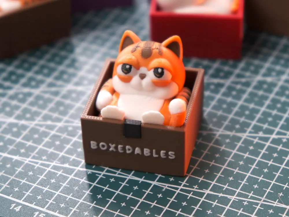 Cat - Boxedables - Free 3D Print Model - MakerWorld