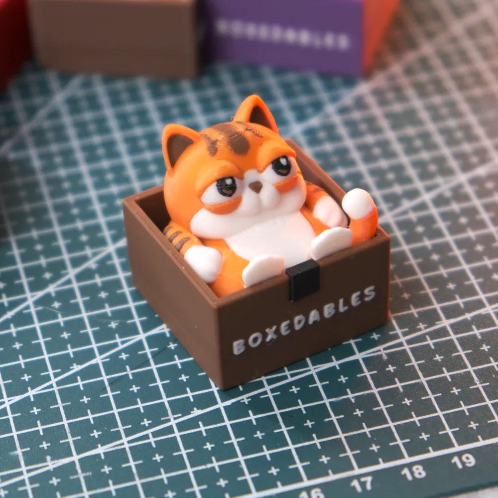 Cat - Boxedables - Free 3D Print Model - MakerWorld