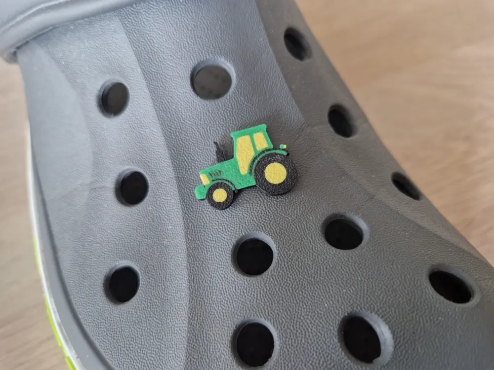 Tractor Croc Charm by Tobi MakerWorld: Download Free 3D Models