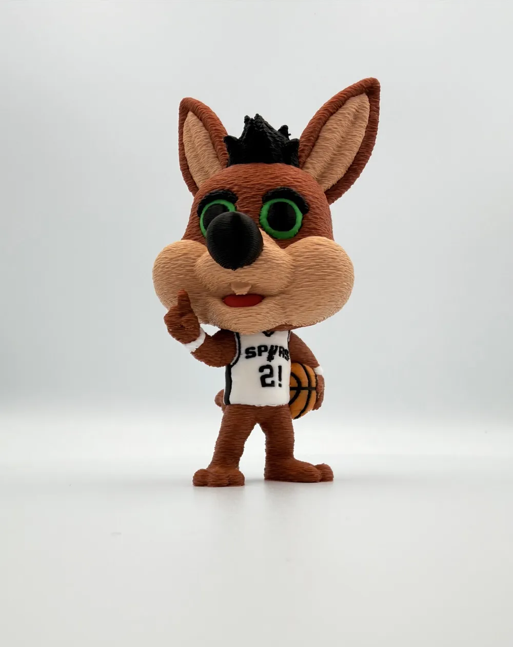 Coyote Mascot - Funko style desk display - Free 3D Print Model - MakerWorld