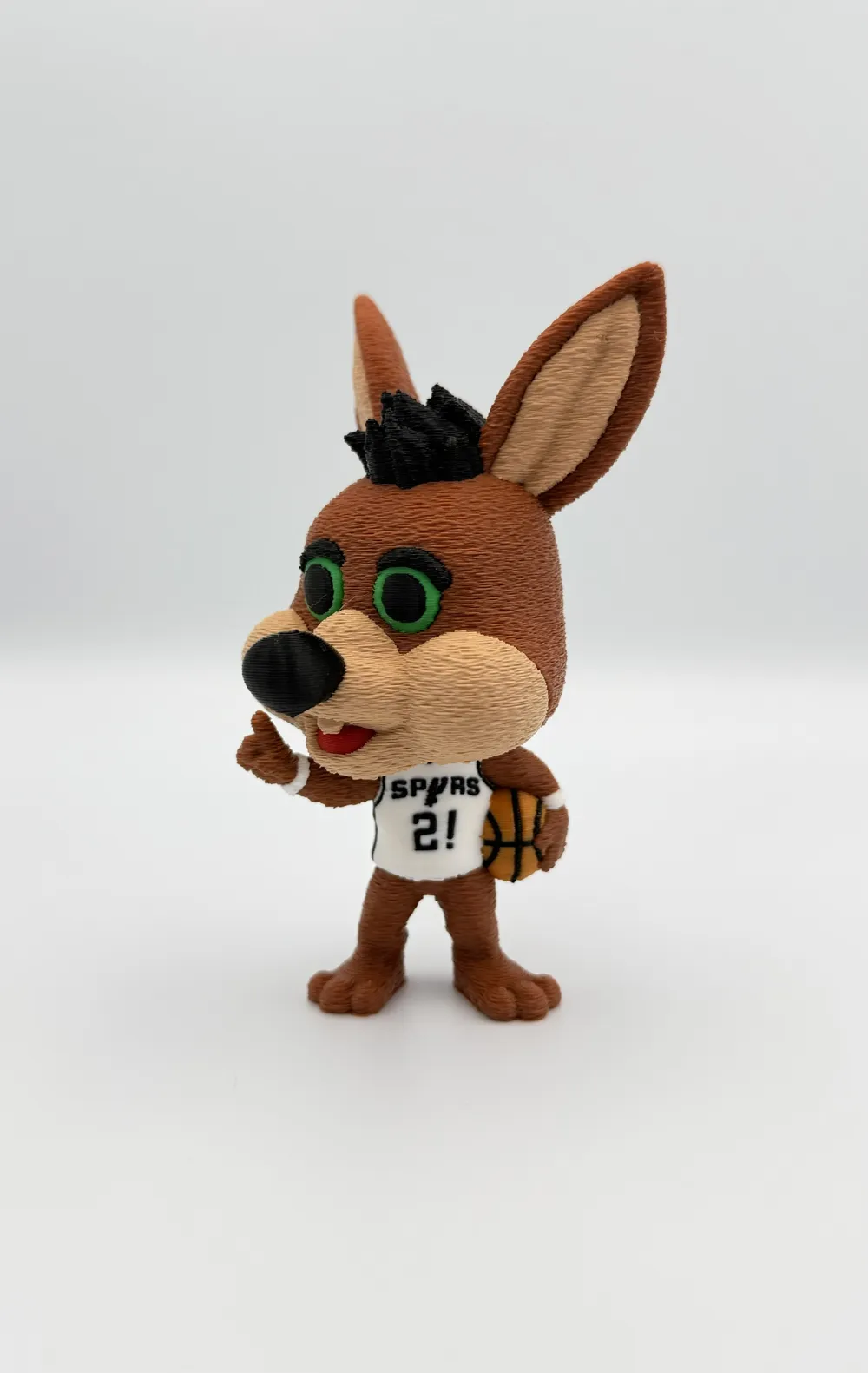 Coyote Mascot - Funko style desk display - Free 3D Print Model - MakerWorld