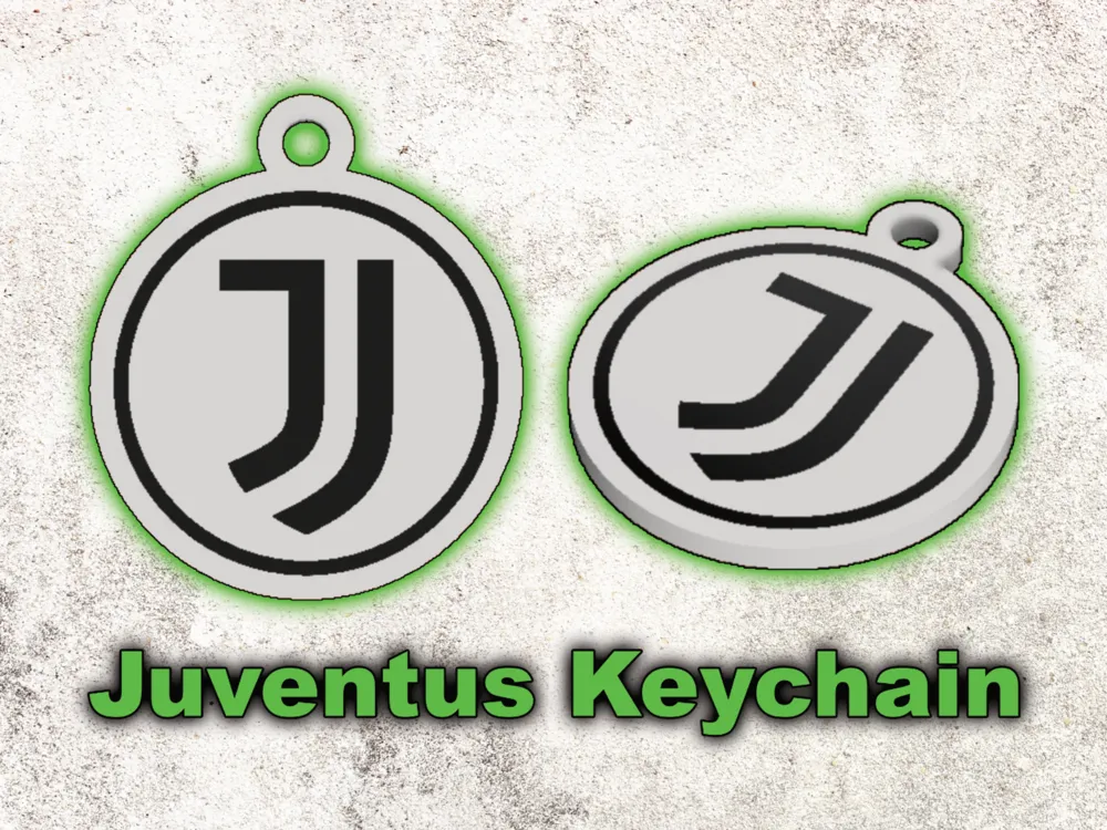 Juventus Keychain by roby85r - MakerWorld