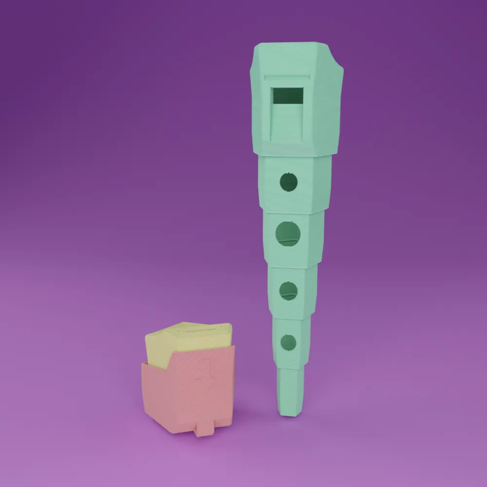 Tiny Tune - Telescopic whistle - Free 3D Print Model - MakerWorld