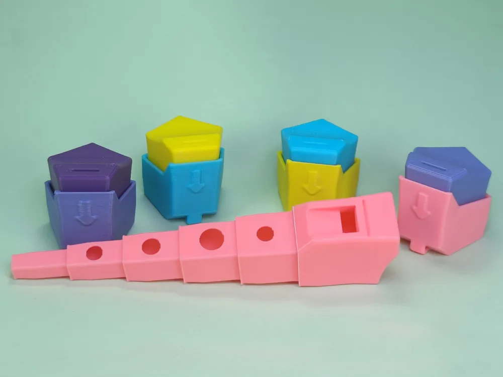 Tiny Tune - Telescopic whistle - Free 3D Print Model - MakerWorld