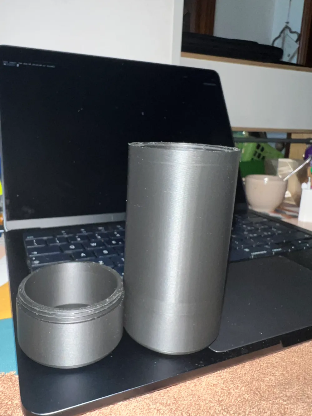 Screw-Top Cylindrical Container 120x52 by mirchaemanuel - MakerWorld