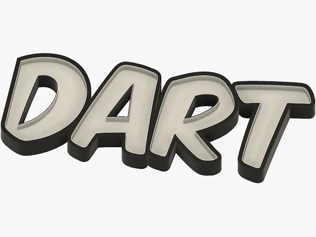 Darts neon letters by K3DD - Kueres 3D-Druck - MakerWorld