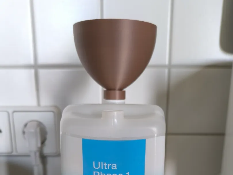 Miele funnel / Liquid Detergent Pouring Aid - Free 3D Print Model ...