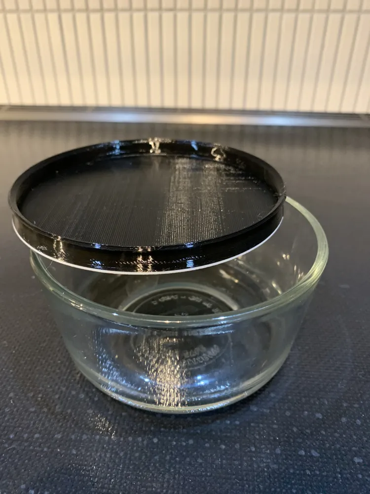 5 Replacement Lids - Pyrex & Anchor Containers - Free 3D Print Model ...
