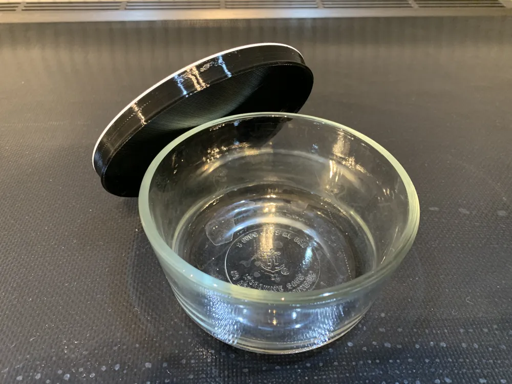 5 Replacement Lids - Pyrex & Anchor Containers - Free 3D Print Model ...