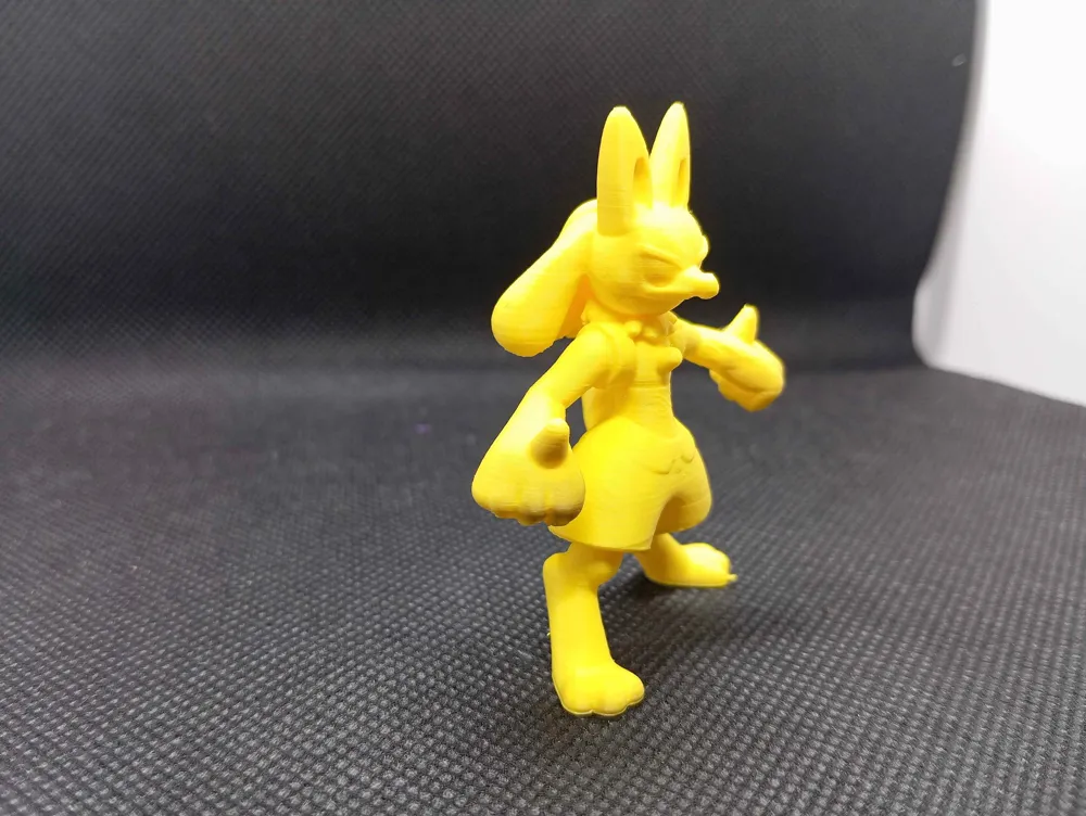 Lucario Shiny Toy Figurine Pokemon Inspired Fanart by DreamMesh MakerWorld: Download Free 3D Models