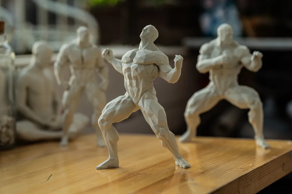 Muscle Man Series 004 - Free 3D Print Model - MakerWorld