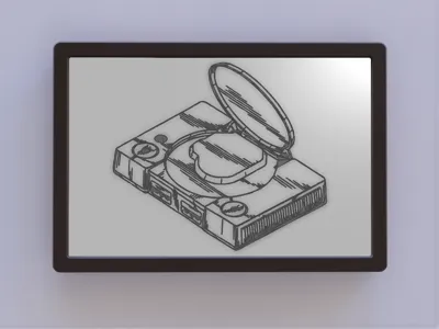 Playstation Console Patent Art (With "PlayStation" text) Remixed by ...