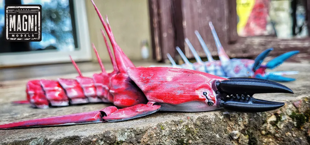 Articulated Chelicerate Leviathan - Subnautica - Free 3D Print Model ...