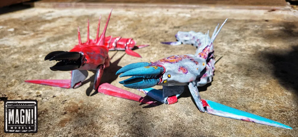 Articulated Chelicerate Leviathan - Subnautica - Free 3D Print Model ...