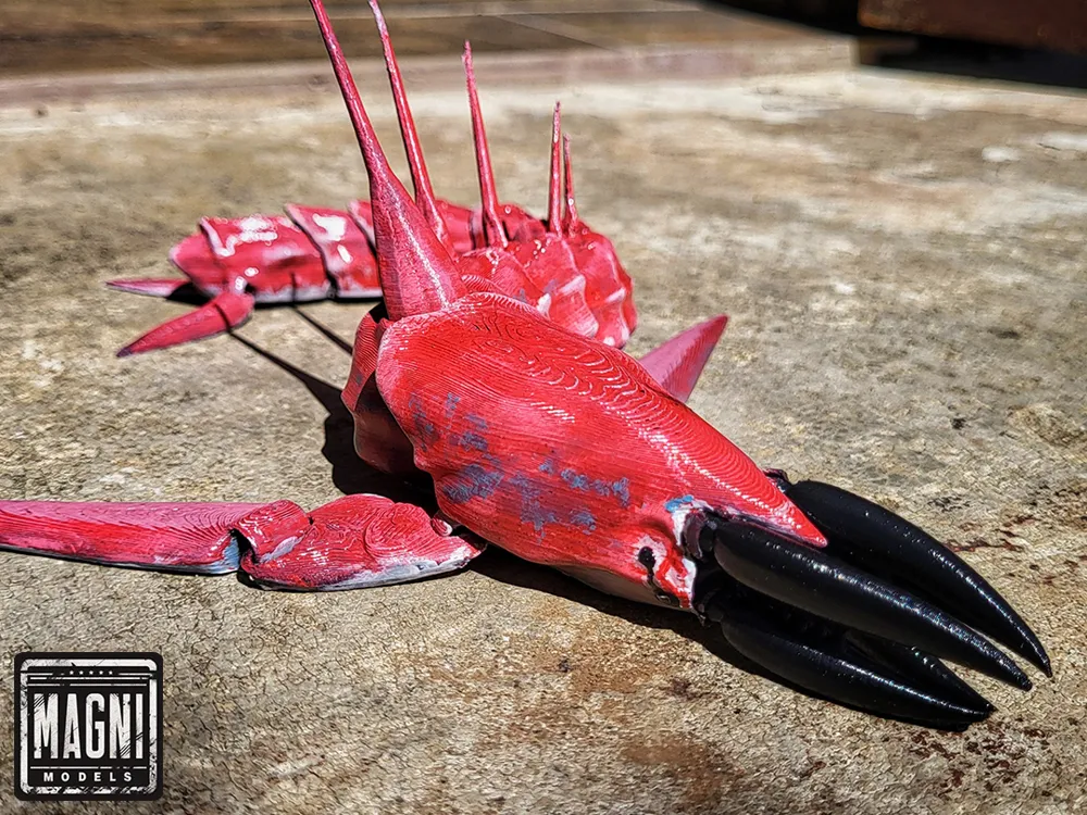 Articulated Chelicerate Leviathan - Subnautica - Free 3D Print Model ...