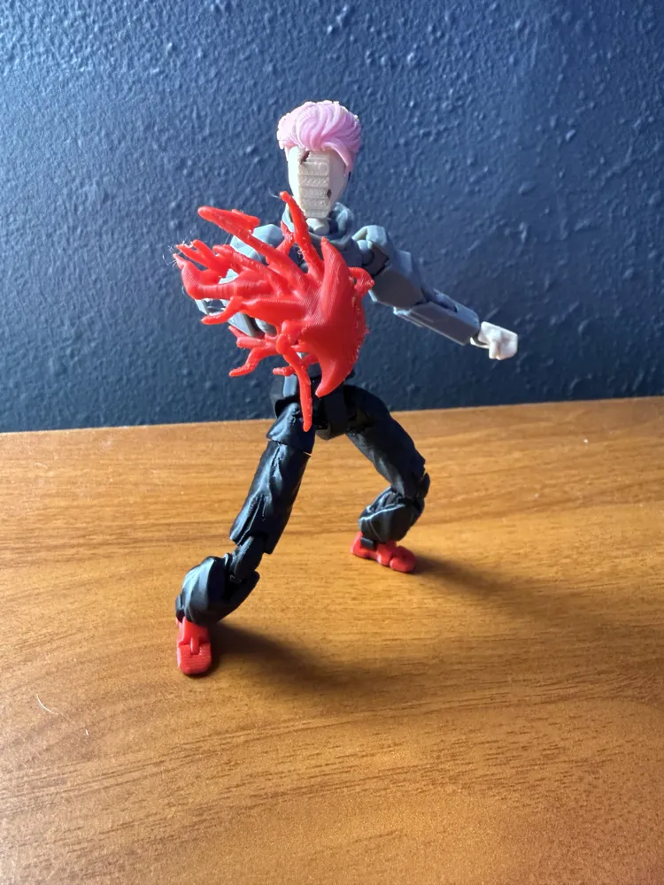 Dummy 13 Black Flash (JJK) - Free 3D Print Model - MakerWorld