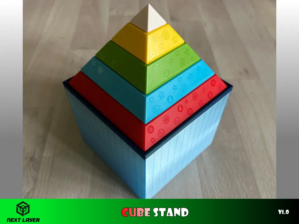 Cube stand - Free 3D Print Model - MakerWorld