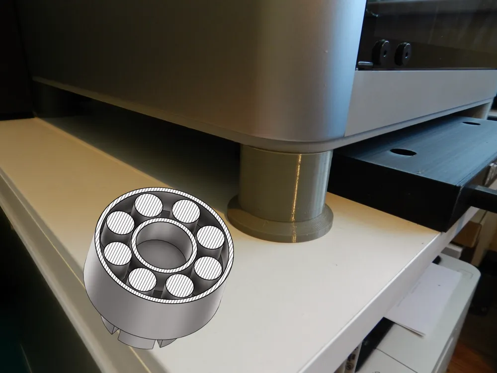 Bambu Lab P1S/X1C Anti-Vibration Feet by Rene Czerner MakerWorld ...