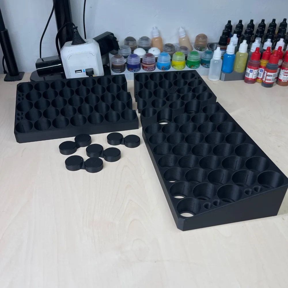 Modular Vallejo, Army Painter etc. corner stand - Free 3D Print Model ...