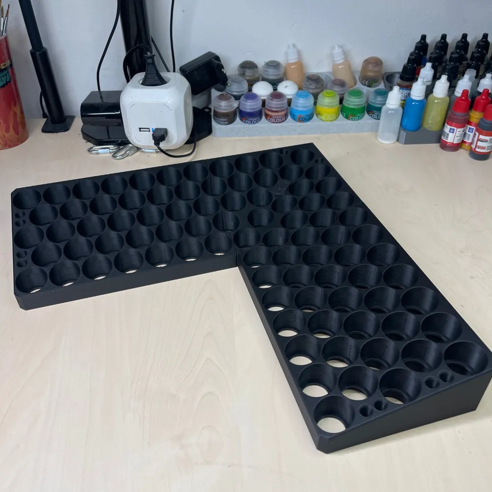 Modular Vallejo, Army Painter etc. corner stand - Free 3D Print Model ...