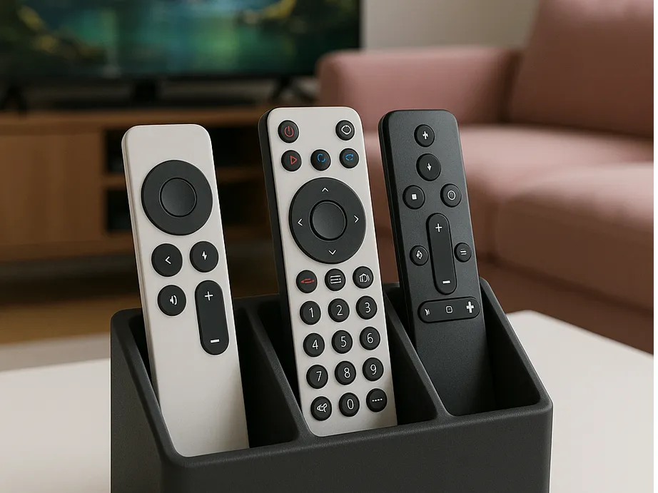 Simple remote control holder organizer by Phoenix Art Labs - MakerWorld