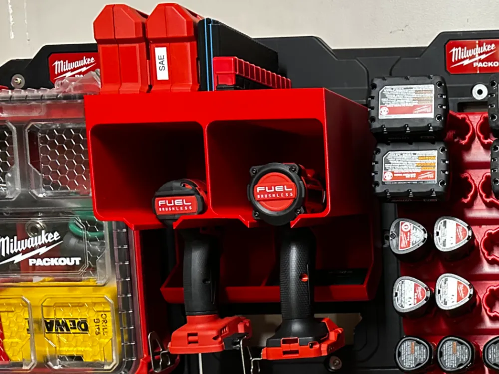 Two Drill Station for Packout Mounting Plate by BigDog805 MakerWorld ...