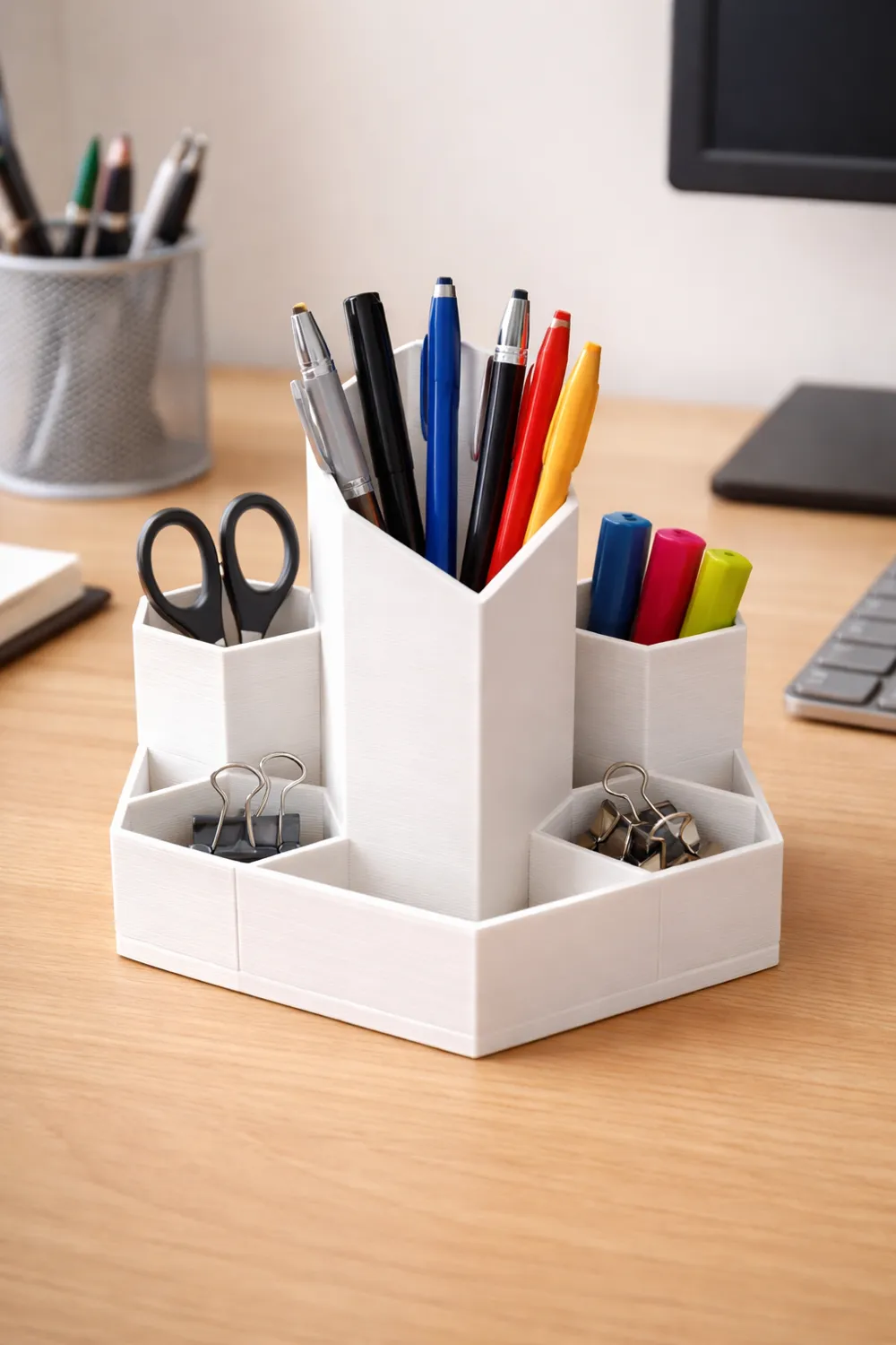 Desk Organizer - Free 3D Print Model - MakerWorld