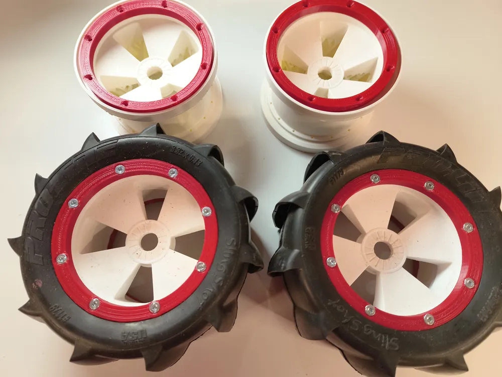 HPI Savage 1:8 Flux HP Sandreifen und Felge – Kostenloses 3D ...