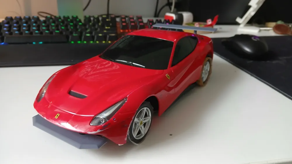 rc car spoiler and splitter - Free 3D Print Model - MakerWorld