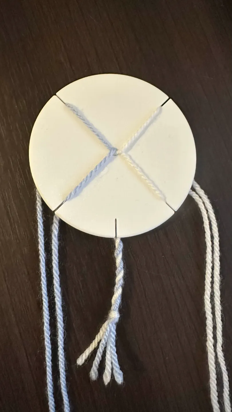 Kumihimo Disc for Bracelet by Saucissonou - MakerWorld