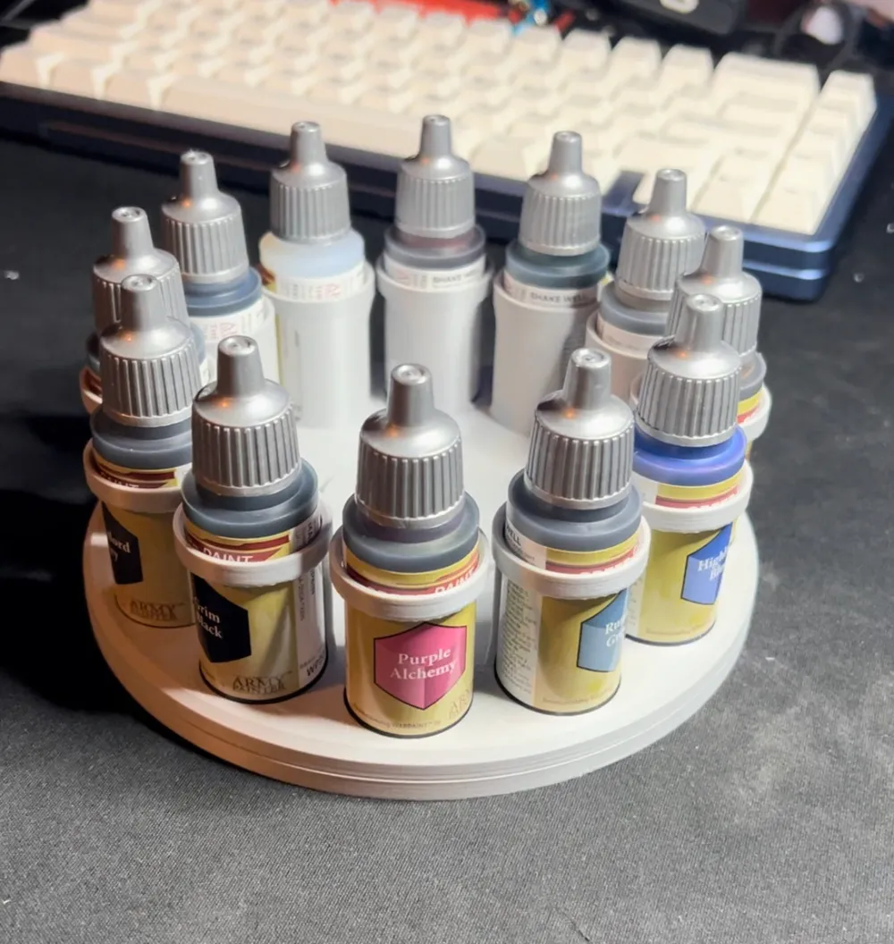 Paint Bottle Carousel by jaykaksoy - MakerWorld