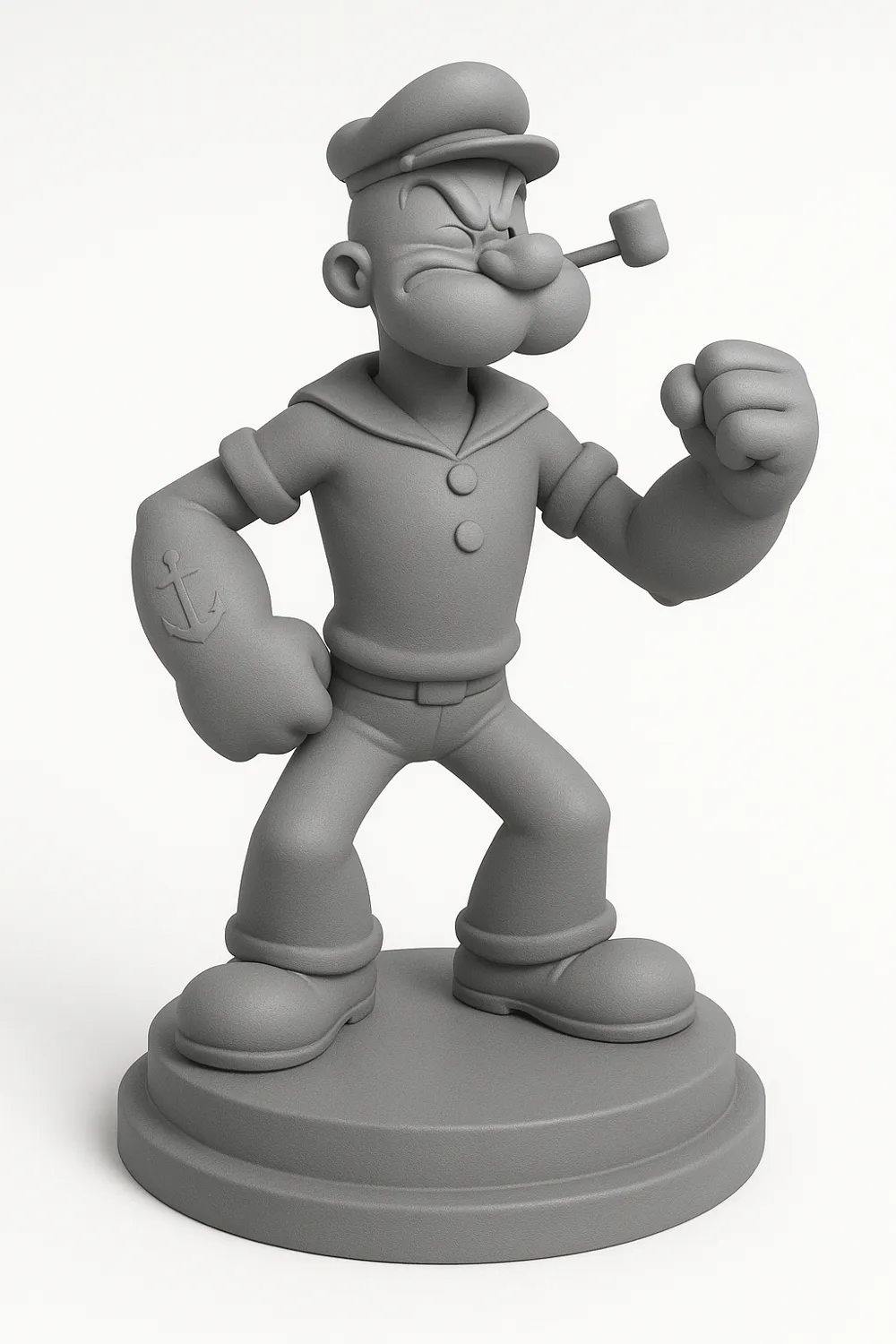 Popeye the Sailor - Free 3D Print Model - MakerWorld