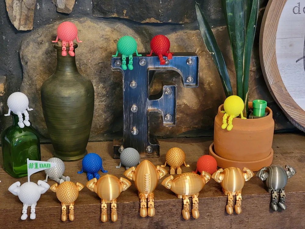 Articulated Baseball Flex Buddy by Click Print Creatives MakerWorld ...