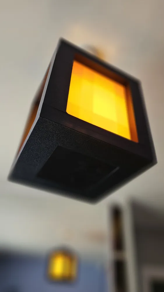 Minecraft Ceiling lantern Lampshade, light shade - Free 3D Print Model ...