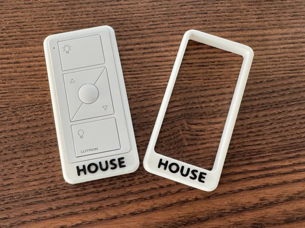 Lutron Caseta Pico Remote Label Wrap by 3D Print Creative Endeavors ...