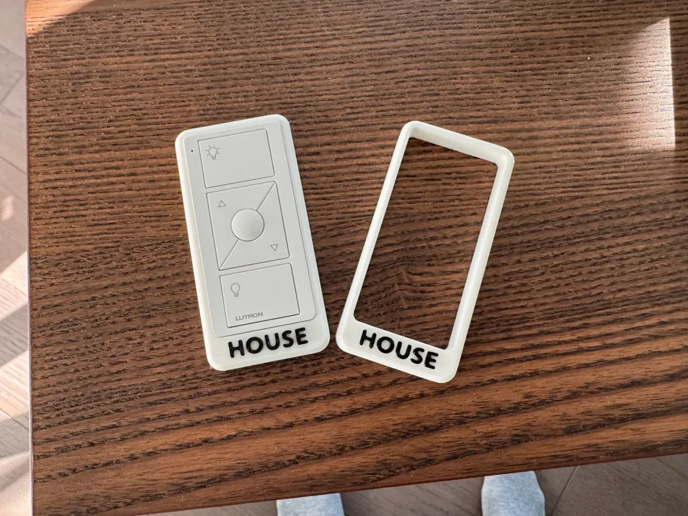 Lutron Caseta Pico Remote Label Wrap by 3D Print Creative Endeavors ...