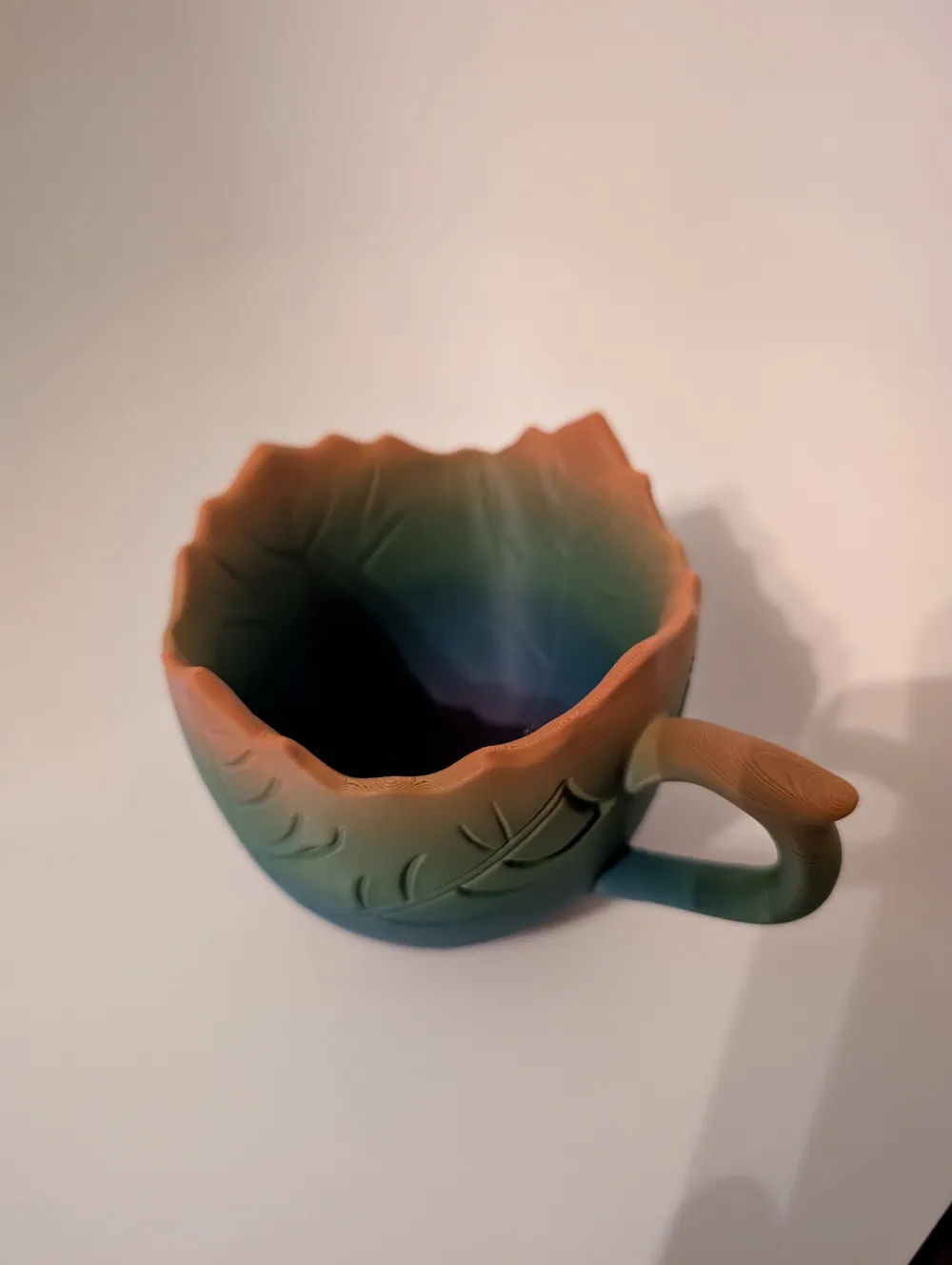 Autumn Leaf Decorative Cup by Dorni90 MakerWorld: Download Free 3D Models