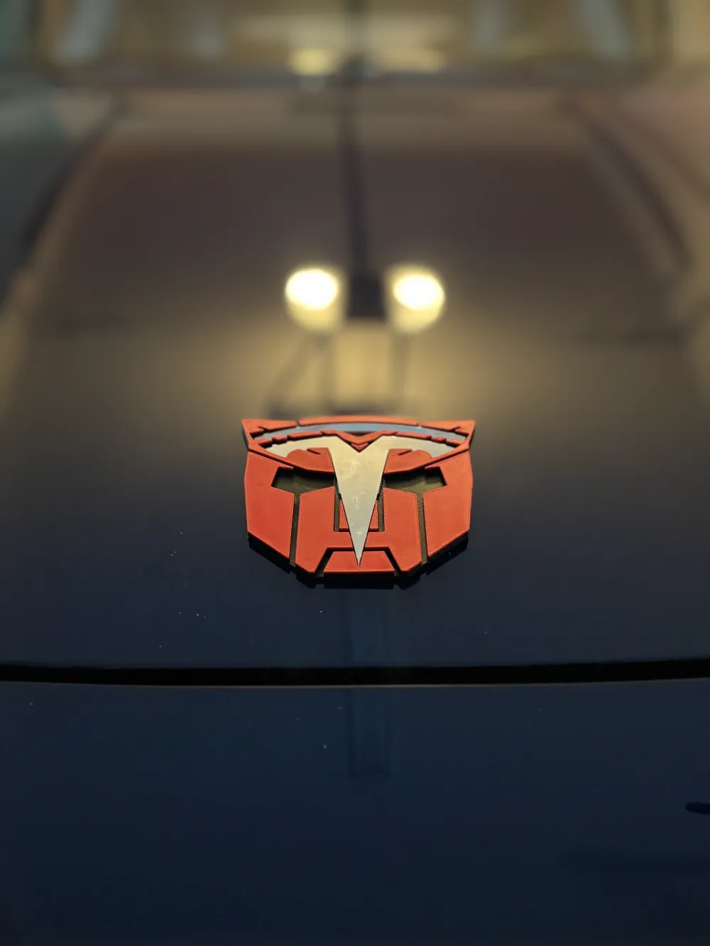 Transformers Autobot + Tesla Emblem Logo Cover by CT-1226 MakerWorld ...