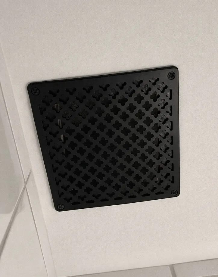 Ventilation Grille - Quatrefoil (Clover) Pattern - Modèle d'Impression ...