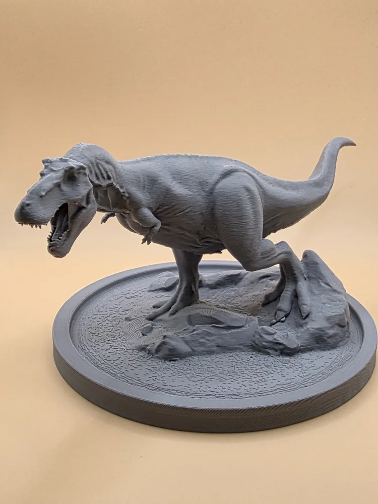 Tyrannosaurus Rex - Estátua em Grau de Museu - Modelo gratuito para ...
