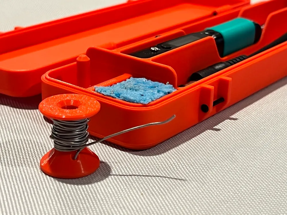 PINECIL Soldering Iron Case w/ Solder Spool by Snapplane - MakerWorld