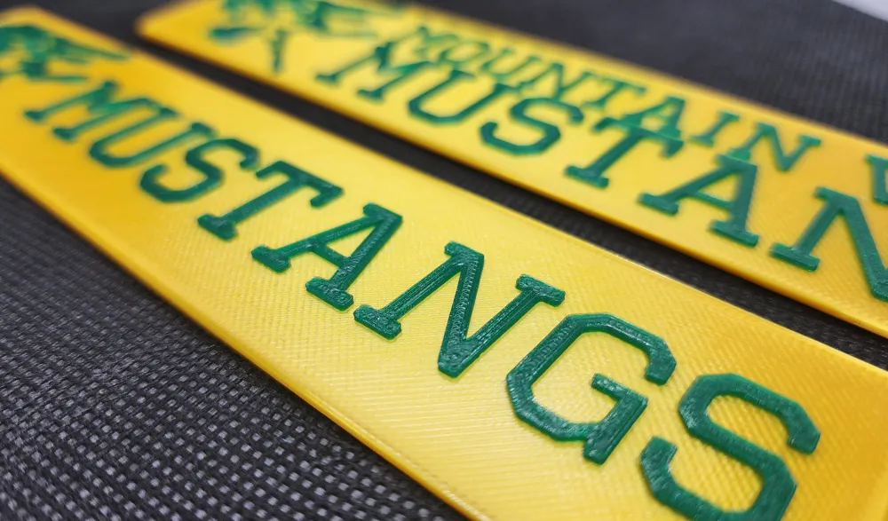 Mustangs / Mountain View Mustangs Bookmarks 2-color by TripleGWorkshop ...