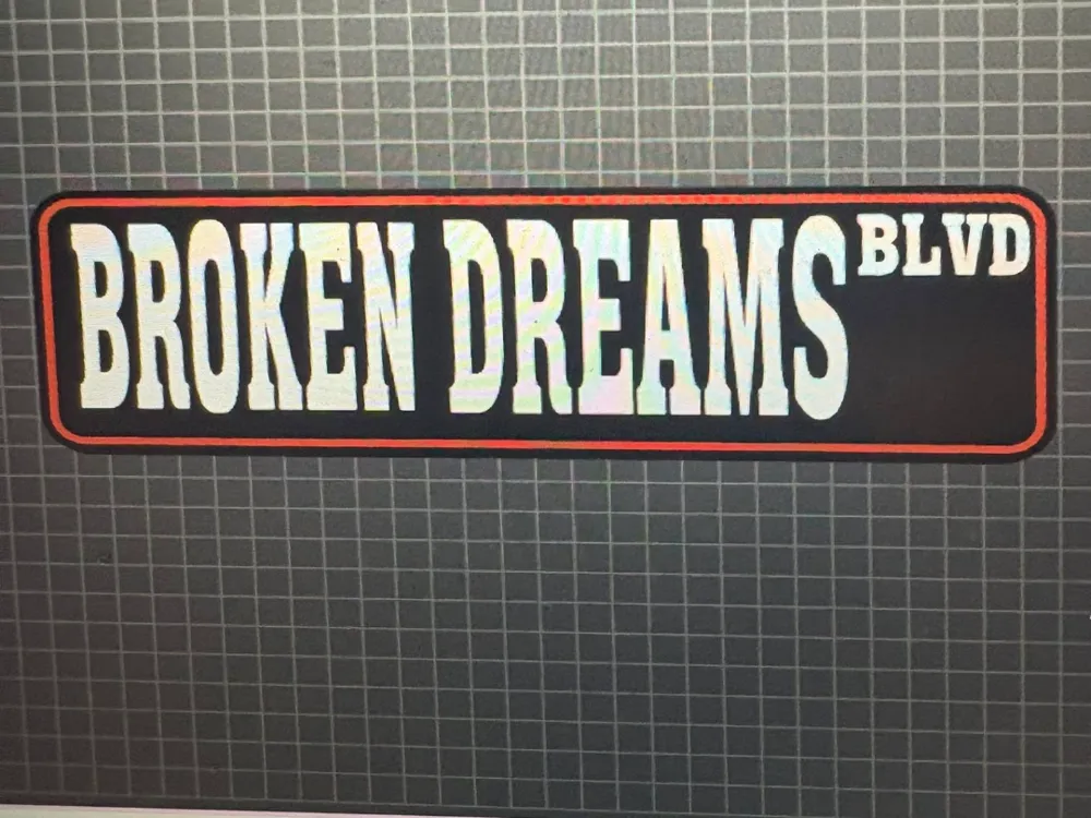BLVD OF BROKEN DREAMS Green Day Sign by Barbie’s 3D Prints MakerWorld ...