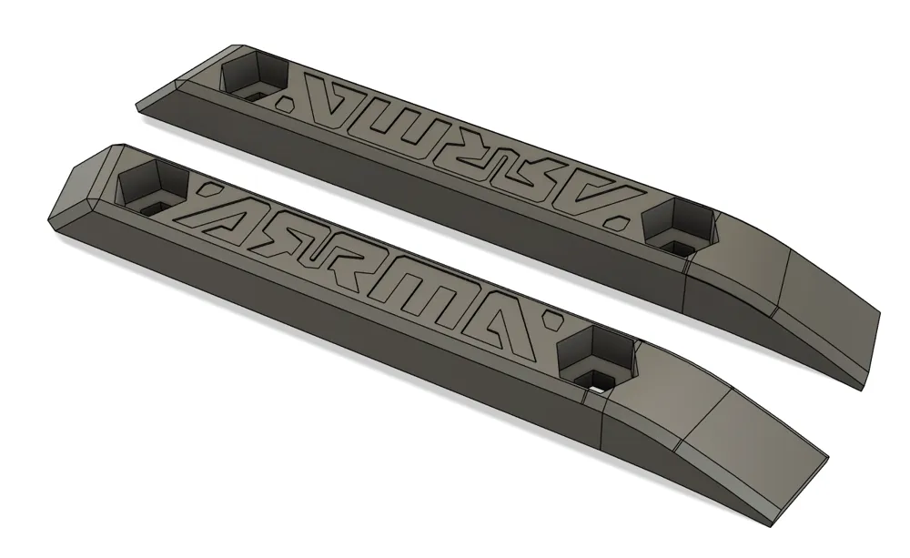 Kraton 6s TPU Roof Skids with Arrma logo - Free 3D Print Model - MakerWorld