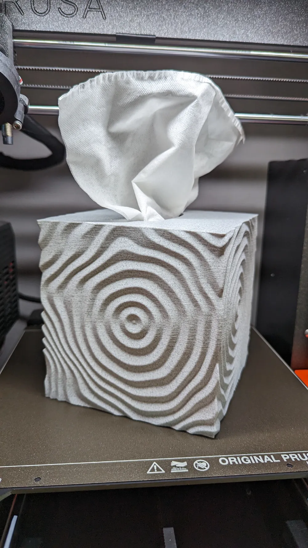 Ripple Tissue Box Cover - Update - Free 3D Print Model - MakerWorld