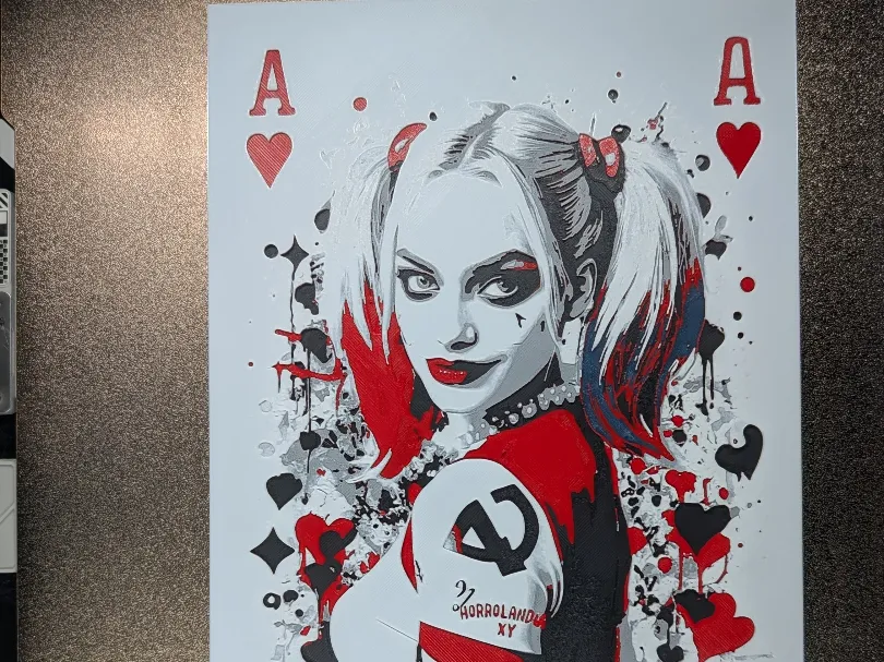 Harley Quinn Hueforge - Free 3D Print Model - MakerWorld