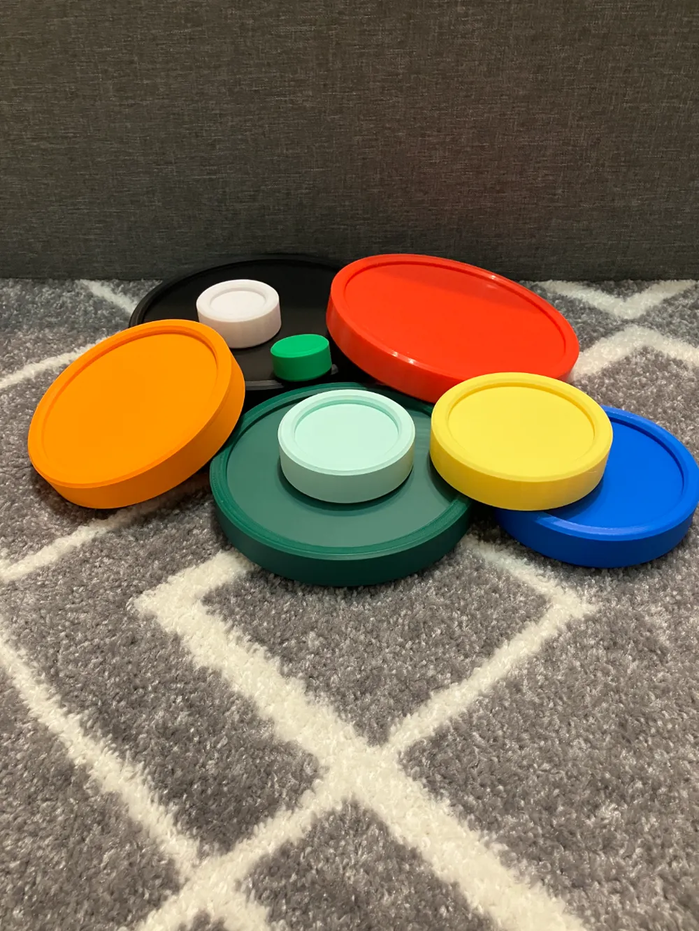 Montessori Stacking Circle Tower Game for children by szili83 - MakerWorld