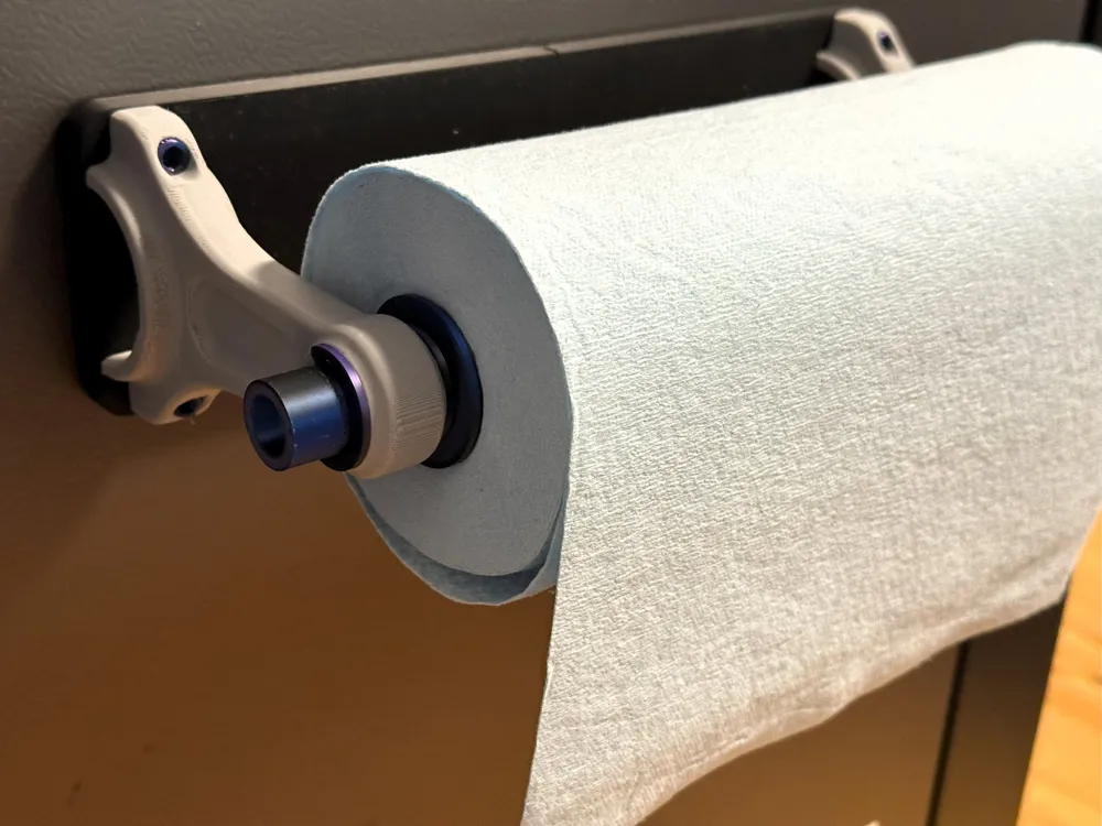 STUBBY ROD PAPER TOWEL HOLDER by Haydock MakerWorld: Download Free 3D ...